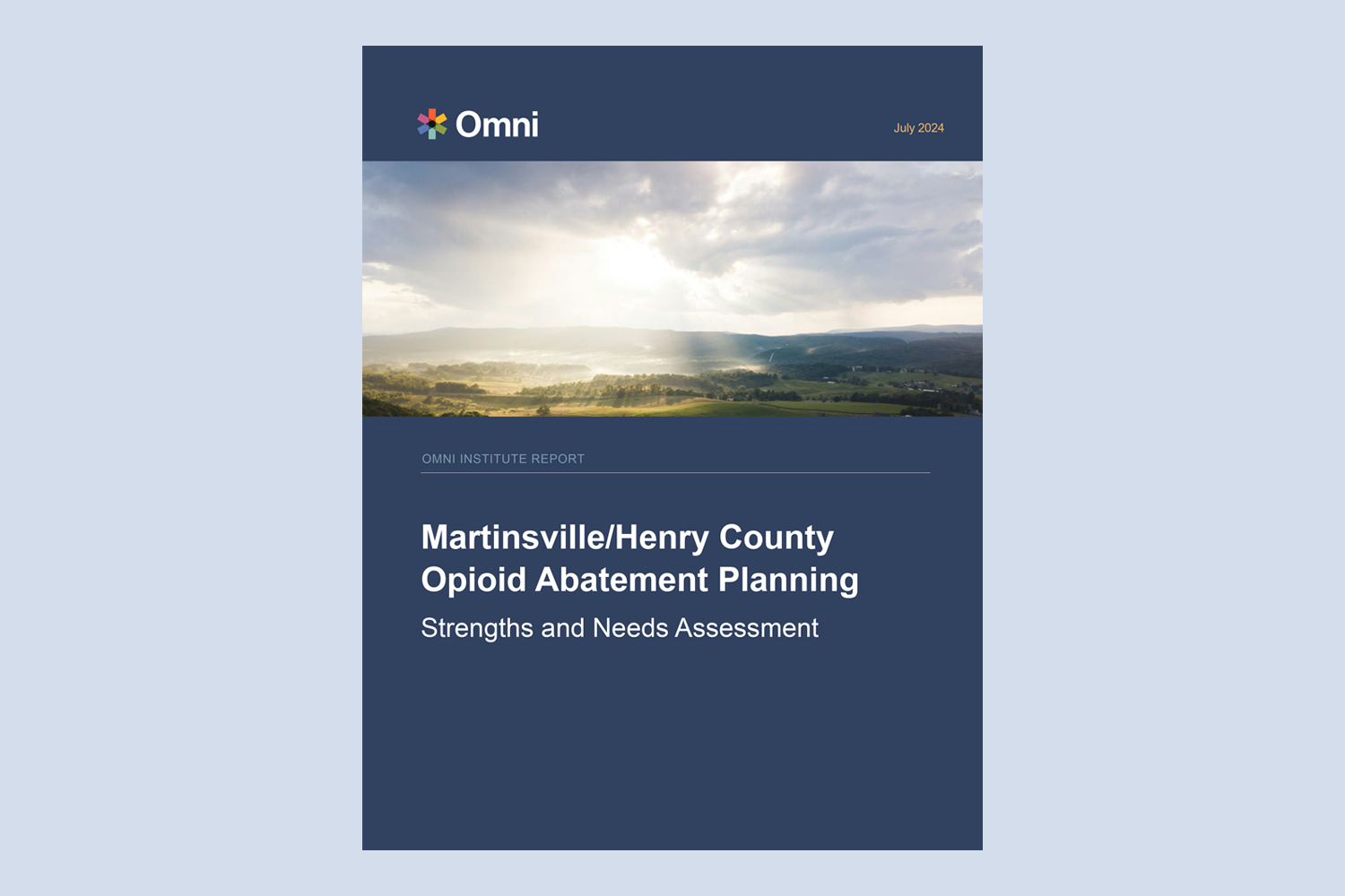 City Of Martinsville And Henry County Opioid Settlement Needs Assessment